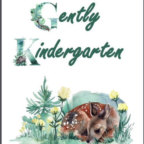 Charlotte Mason-inspired Kindergarten Curriculum gently - Etsy