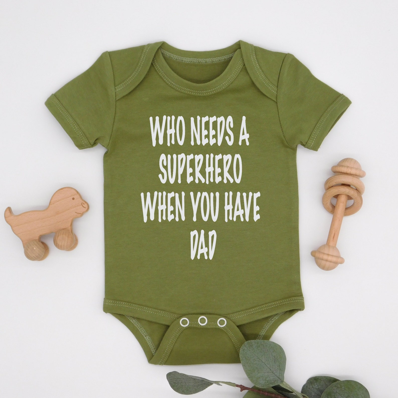 Dad Baby Bodysuit Daddy Hero Outfit Baby Boy Clothes First - Etsy