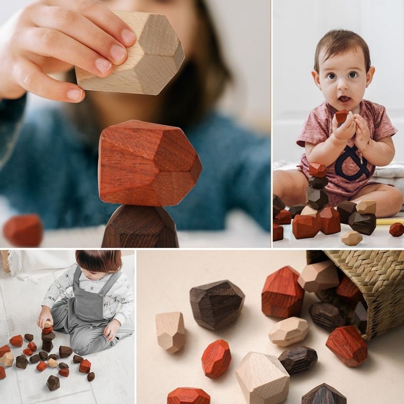 Toys & Games Learning & School Stacking Toy Organic Toy Sensory Toy ...