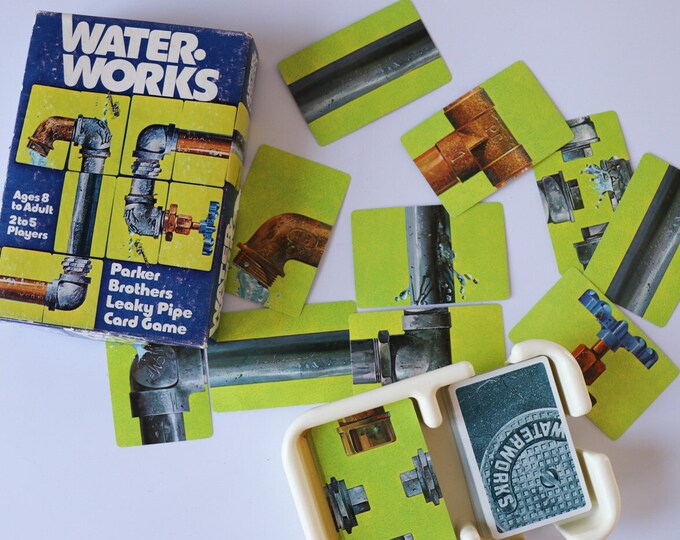 Vintage 1970s Water Works Card Game - Etsy