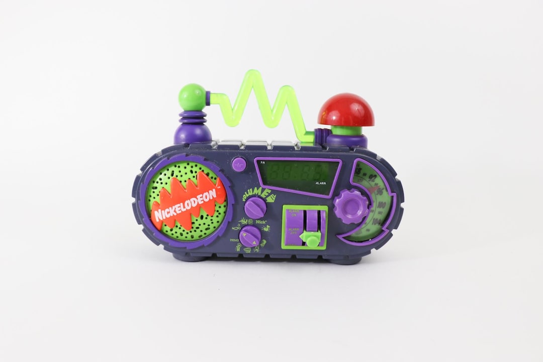 Vintage 1990s Nickelodeon Time Blaster Alarm Clock Radio - Etsy