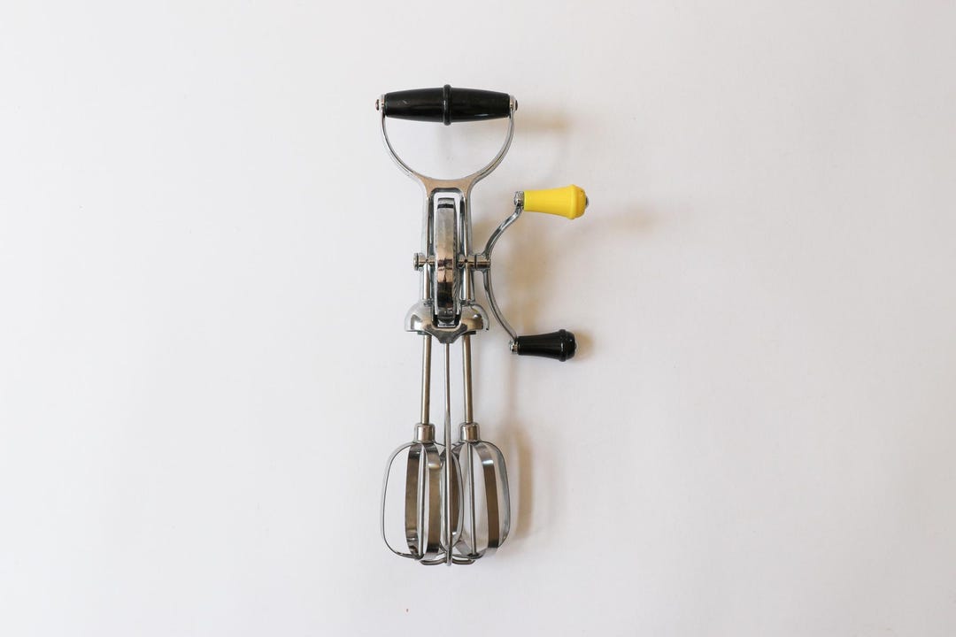 Vintage Manual Hand Crank Mixer - Etsy