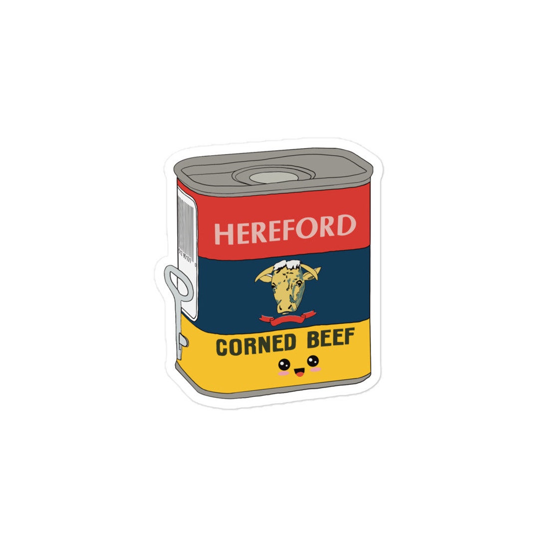 Sticker Corned Beef / Bully Beef bubble-free STICKER - Etsy