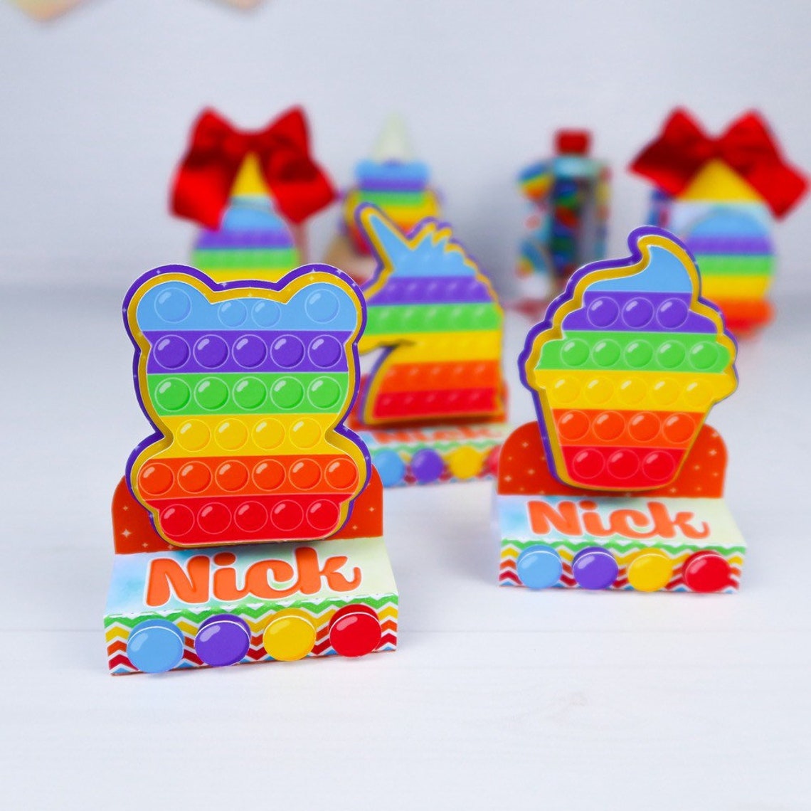 Pop It / Fidget Party Custom - Etsy