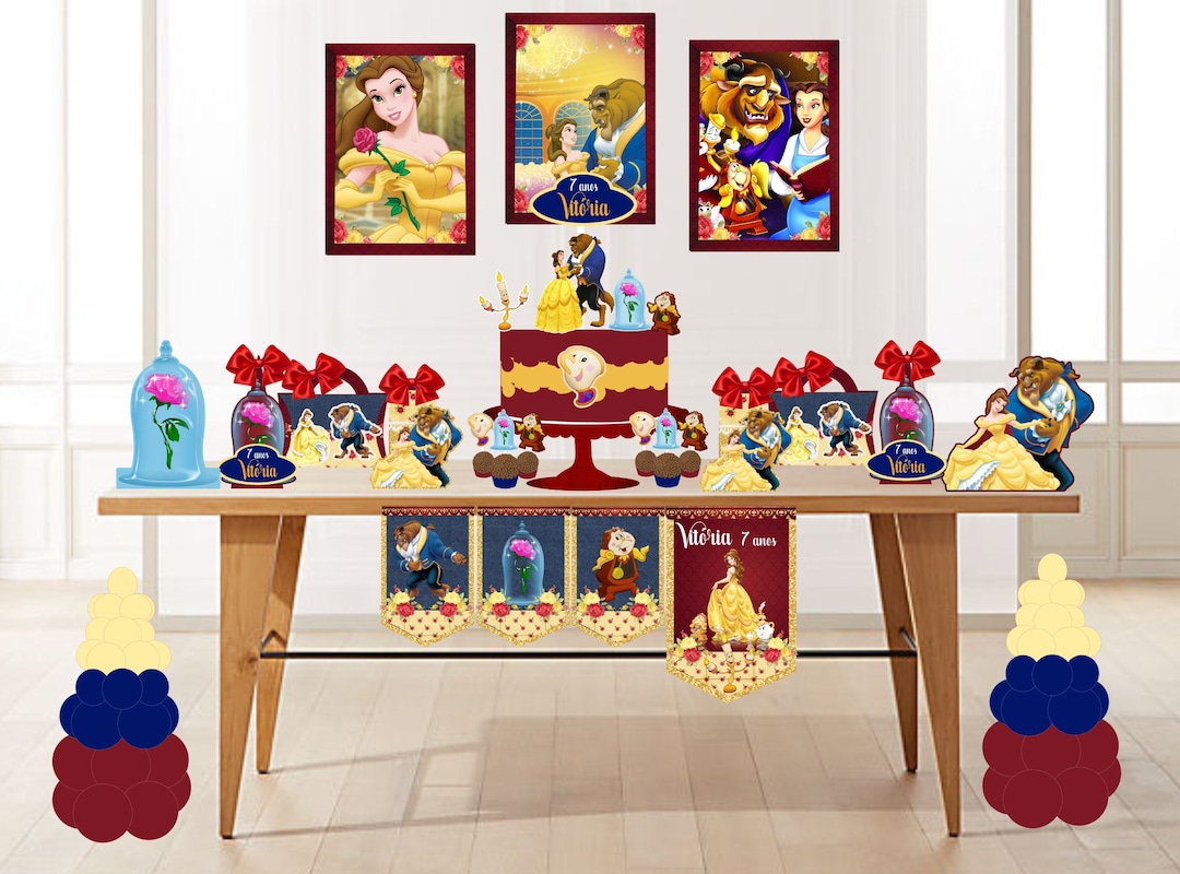 Party Custom Beauty and the Beast - Etsy