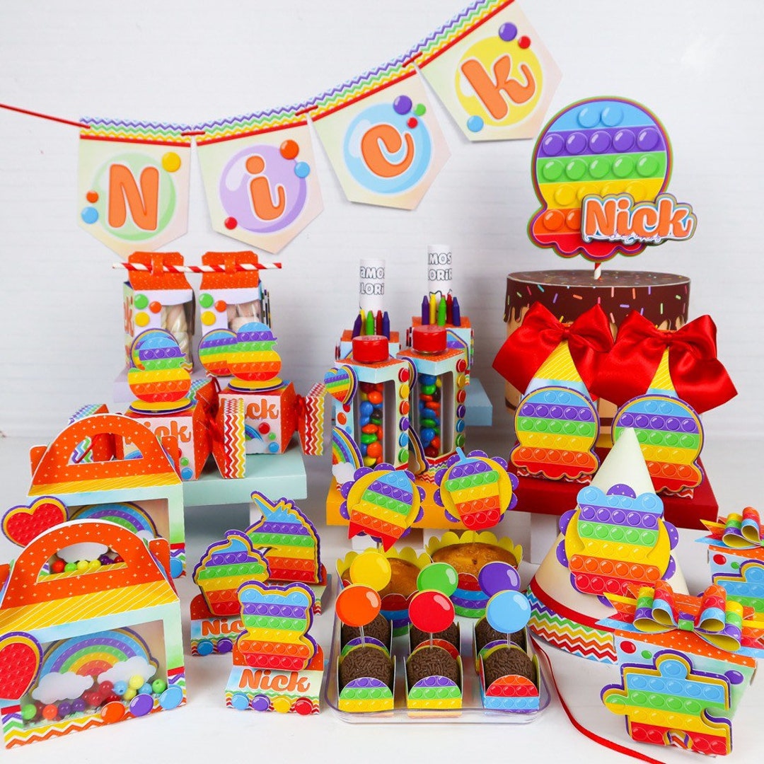 Pop It / Fidget Party Custom - Etsy