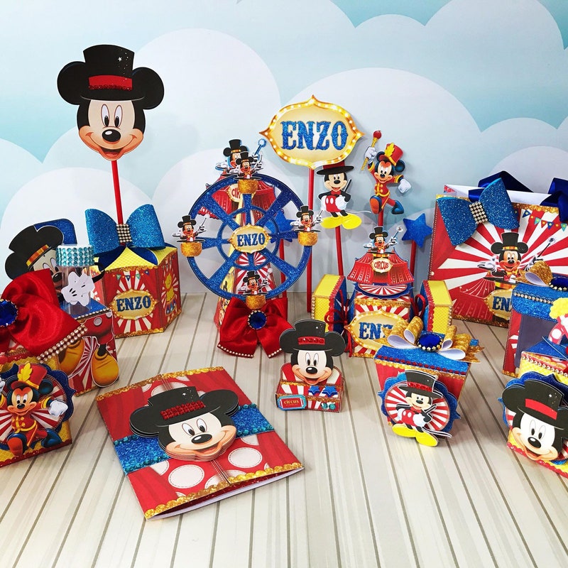 Mickey Mouse Circus - Etsy