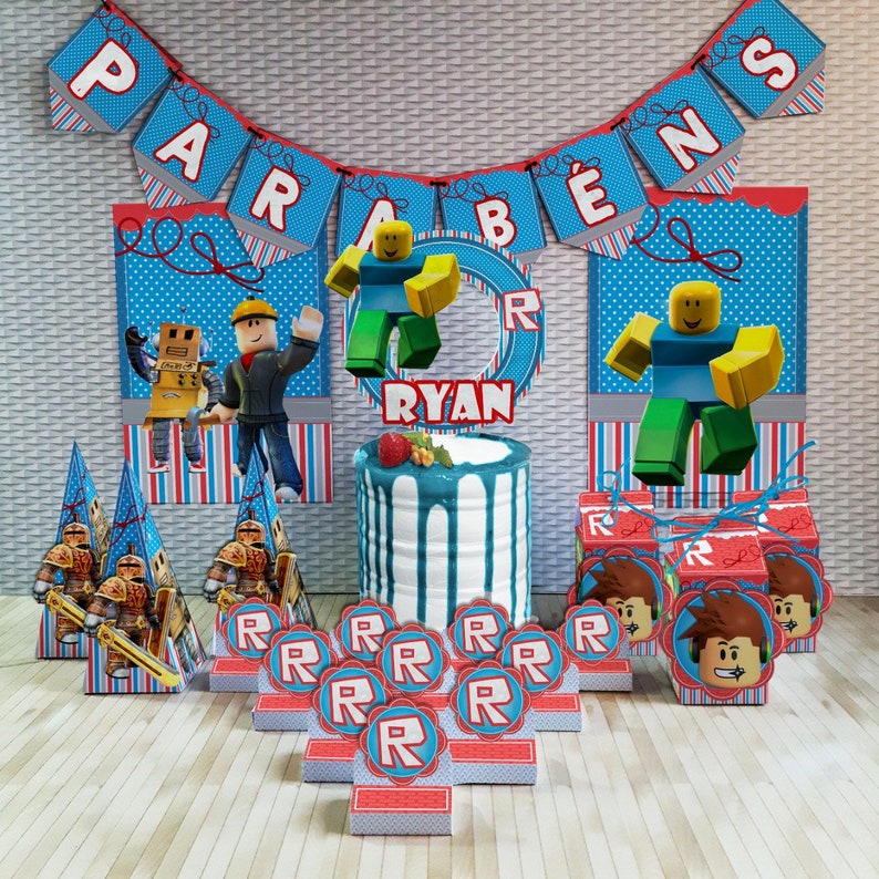 Kit Fiesta Roblox / Party Custom Roblox - Etsy