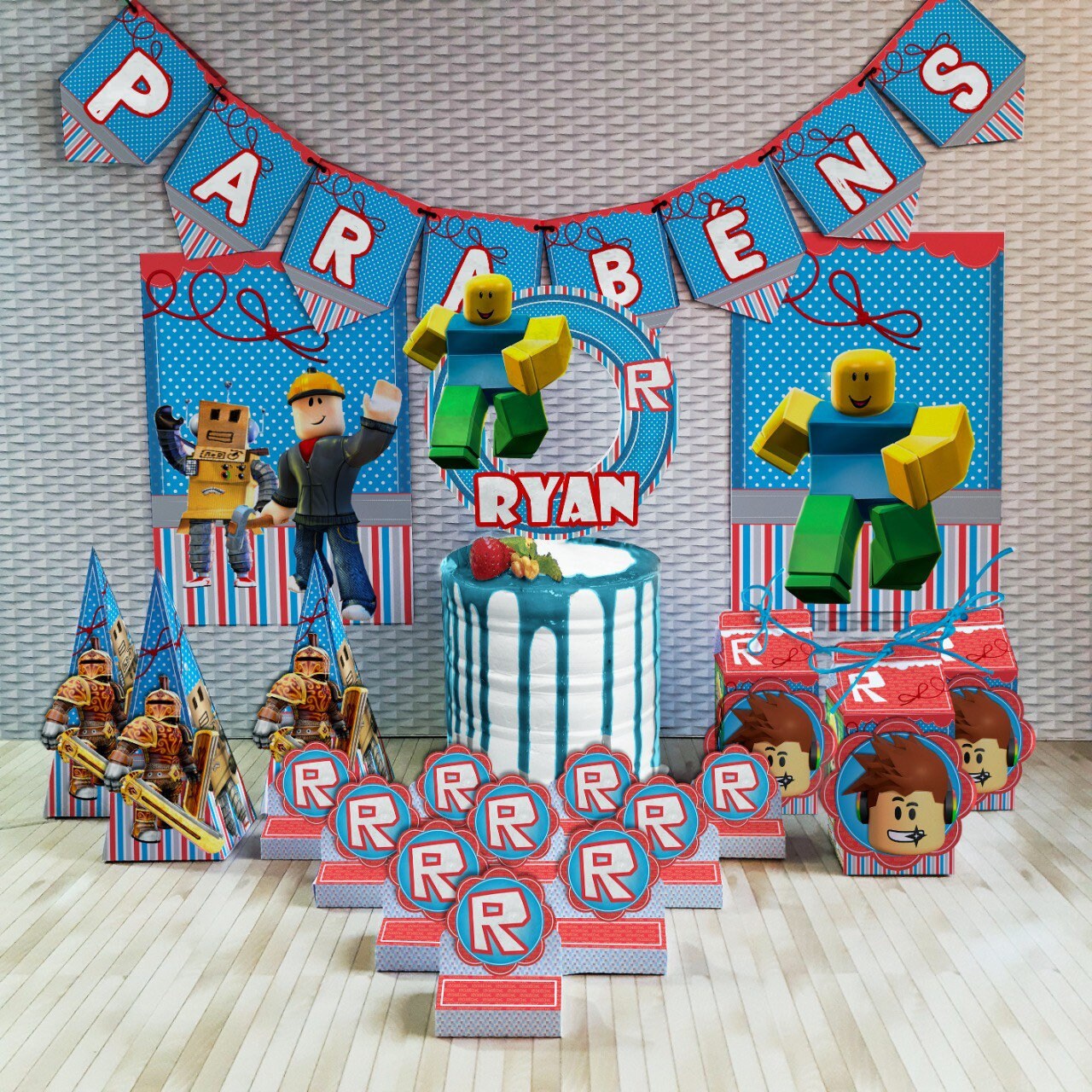 Kit Fiesta Roblox / Party Custom Roblox - Etsy