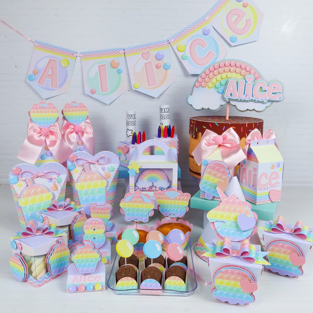 Pop It / Fidget Party Custom - Etsy