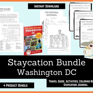 Staycation Bundle Washington DC Printable Activities - Etsy