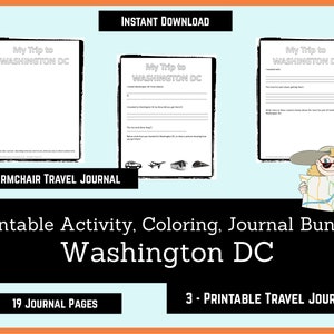 Printable Activities for Kids Coloring Book Journal Bundle | Etsy