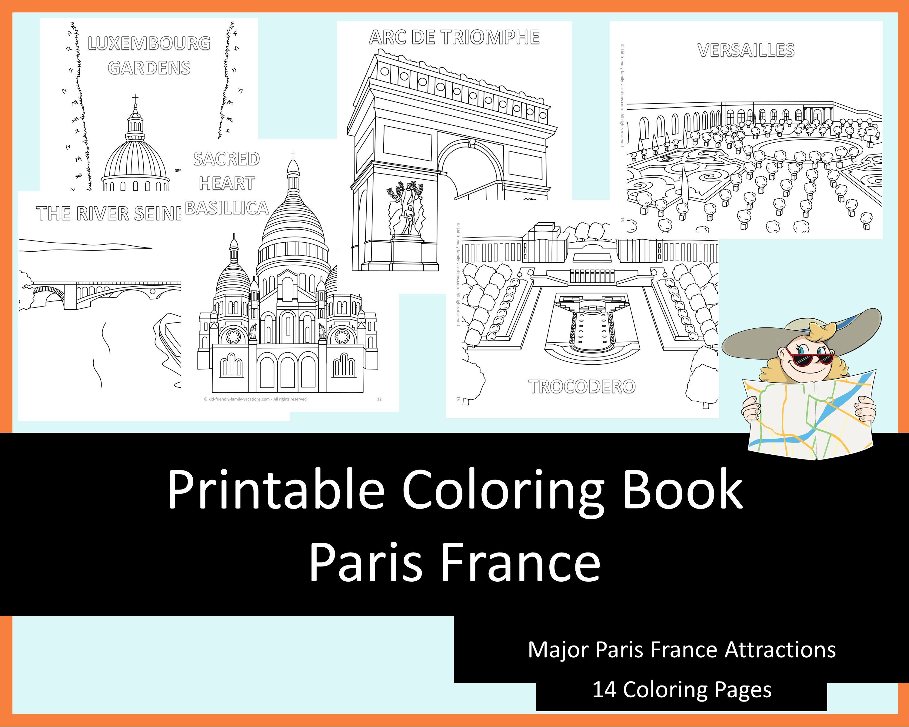 Arc De Triomphe Coloring Pages