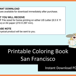 San Francisco Kids Travel Coloring Pages, Printable Coloring Kids ...