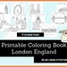 Printable Activities for Kids, Coloring Book, Journal Bundle - London ...