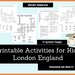 Printable Travel Activities for Kids - London England, Travel Games ...