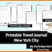 Printable Activities for Kids, Coloring Book, Journal Bundle New York ...