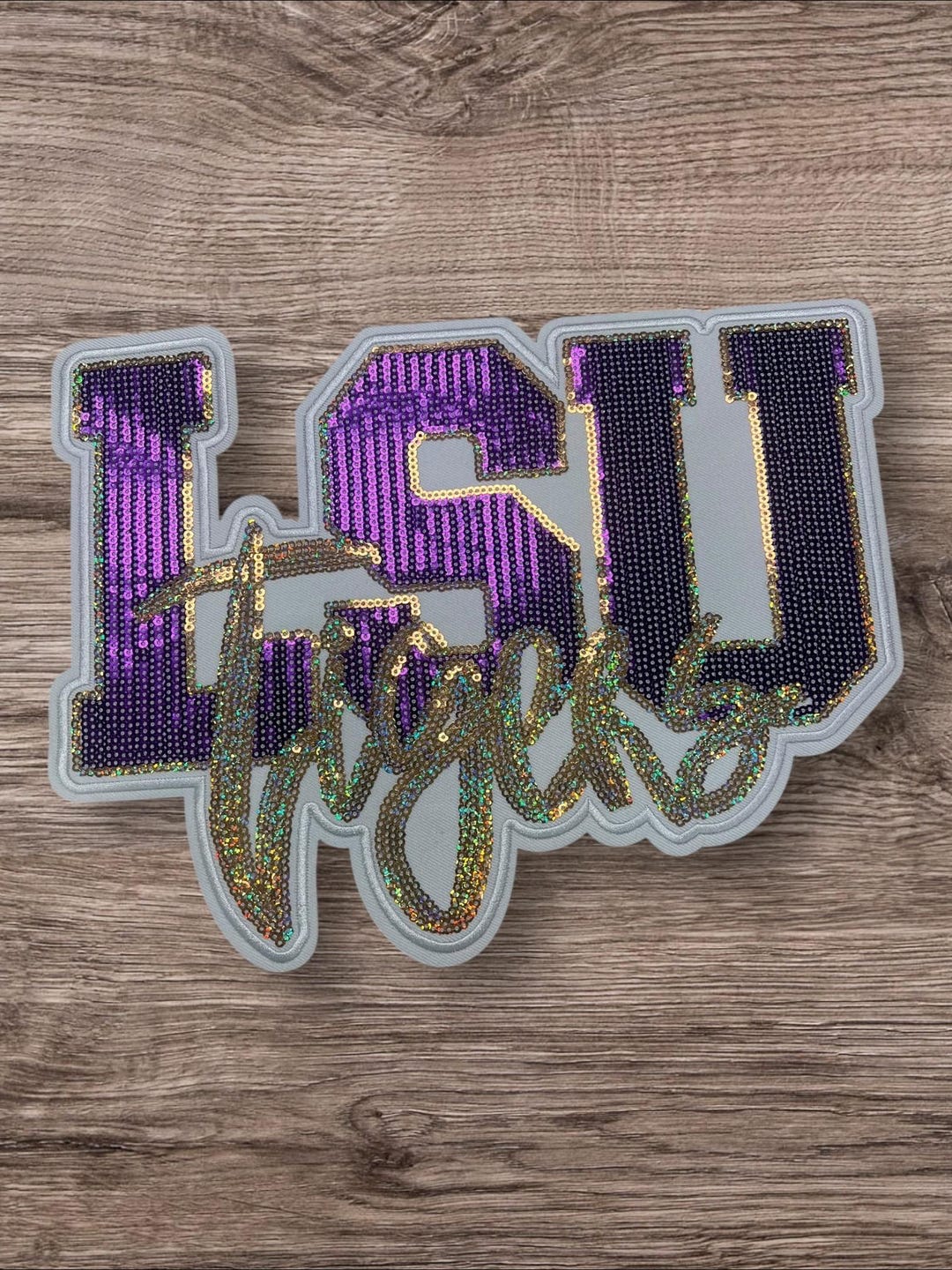 LSU Tigers Iron on Patch - Etsy