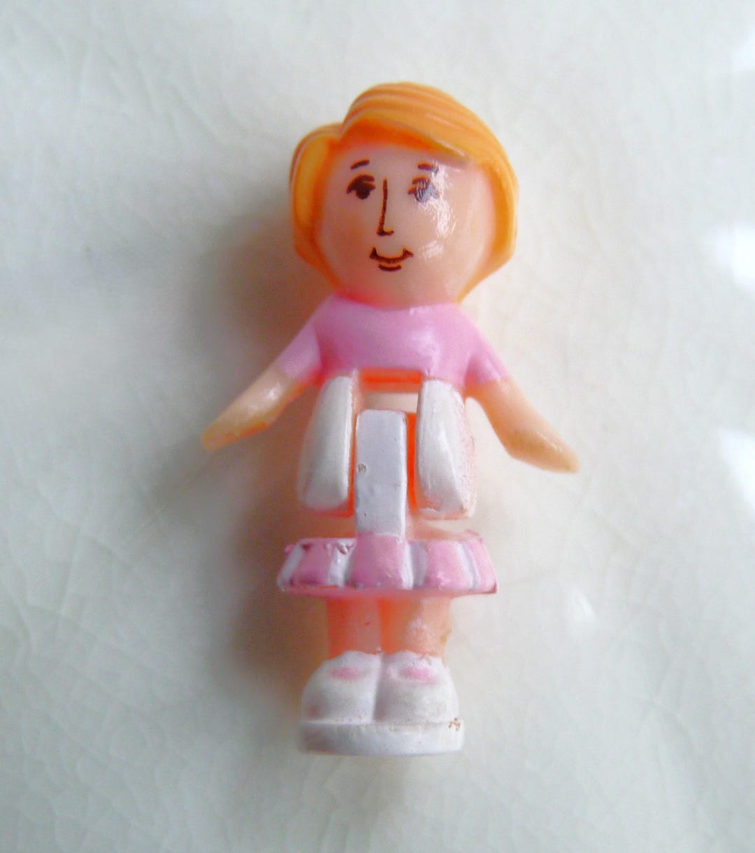 Vintage Polly Pocket Doll Bluebird 1989 Buttons Disco Cassette and ...