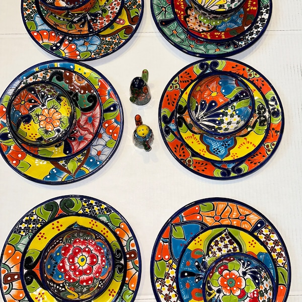 Talavera Dinnerware - Etsy