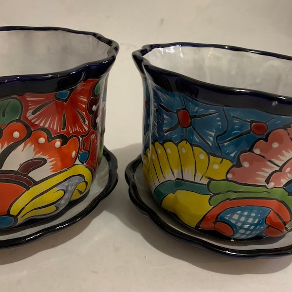 Cobalt Blue Flower Pot - Etsy