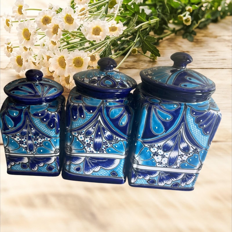 Canister Set Mexican - Etsy