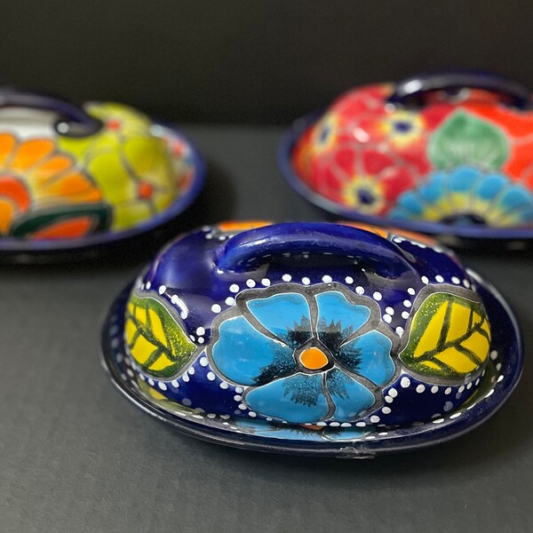 Red Butter Dish - Etsy