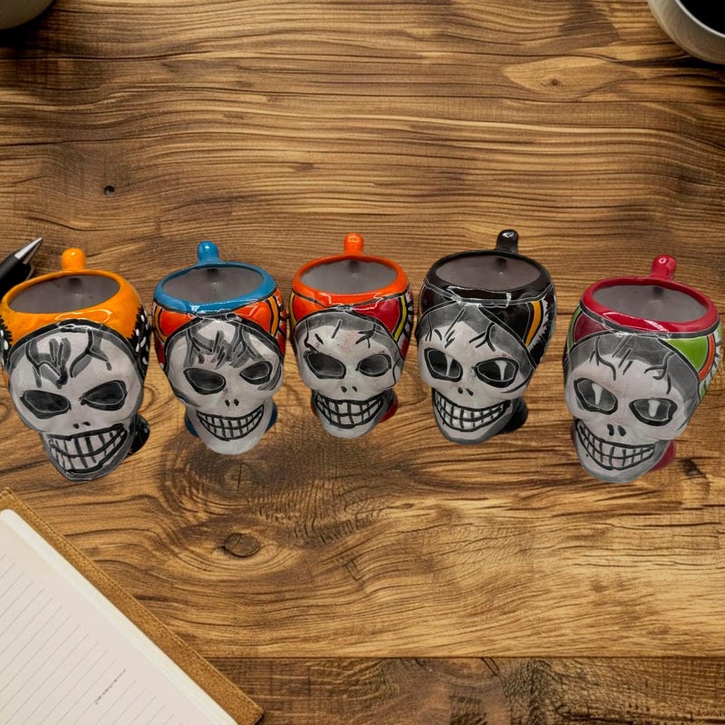 Skull Tea Cup - Etsy