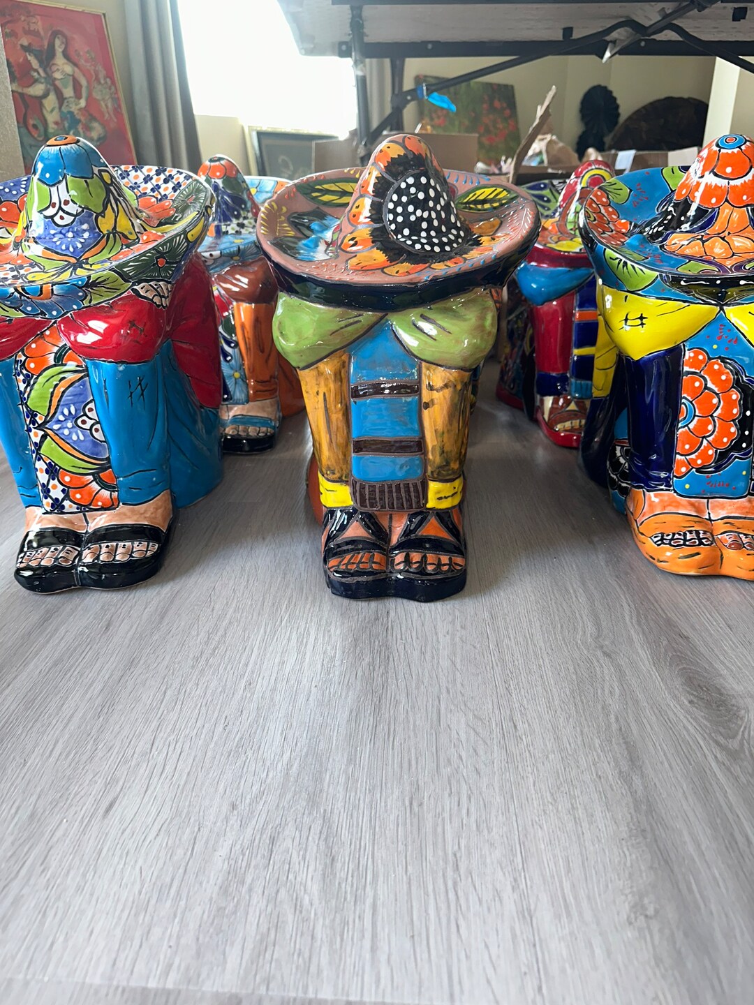 Talavera Panchito Statue Mexican Sleeping Man Very Unique Beautiful ...