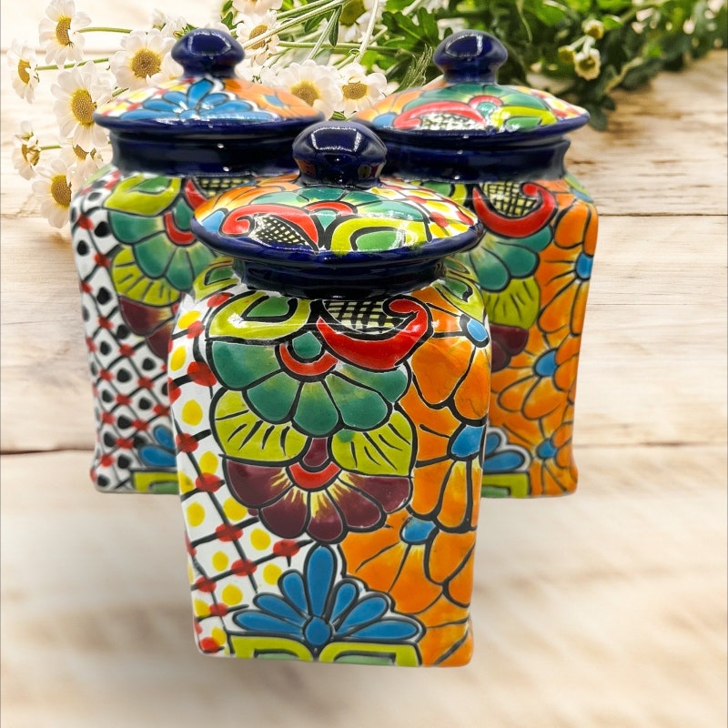 Canister Set Mexican - Etsy