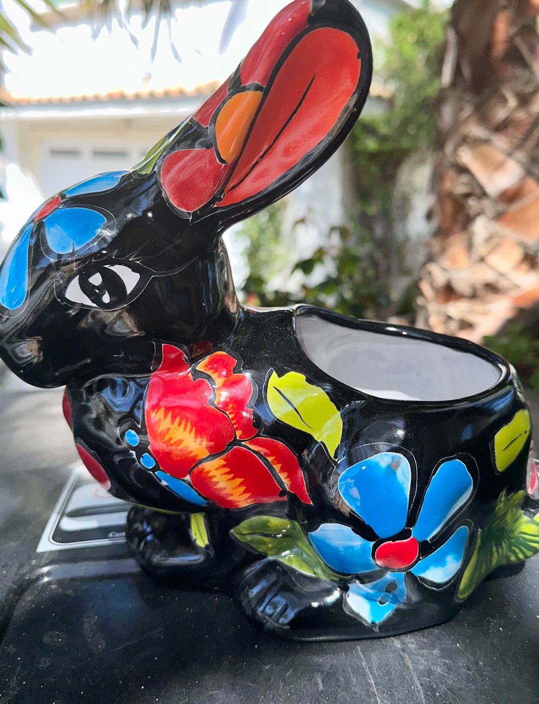 Talavera Jack Rabbits Planters Ceramic Beautifulplanters - Etsy