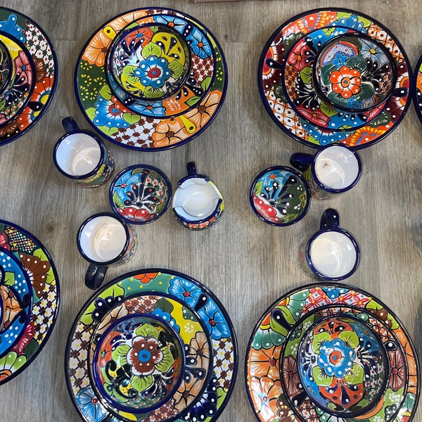 Mexican Dinnerware Set - Etsy