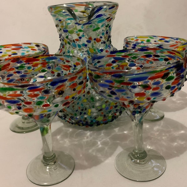 Pitcher With Glasses - Etsy