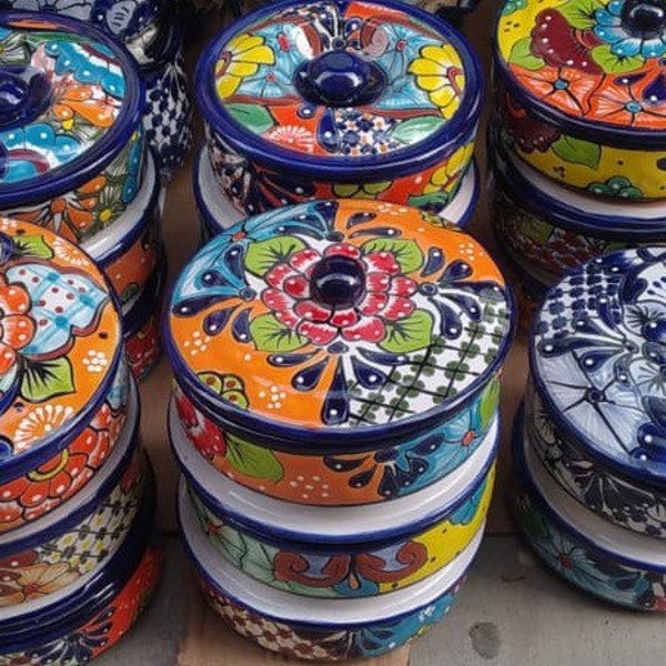 Ceramic Tortilla Warmer - Etsy