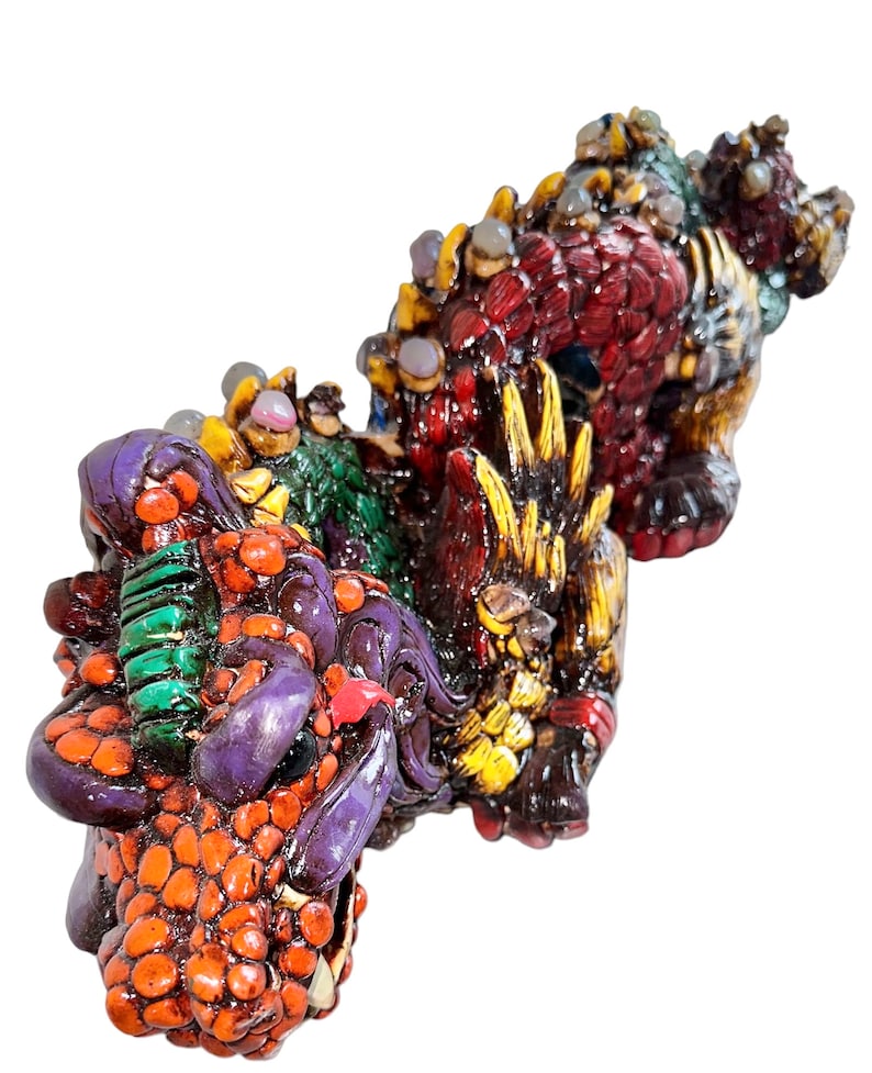 Aztec Dragon Serpent God Quetzalcoatl Serpent is Made Stones Reptile ...