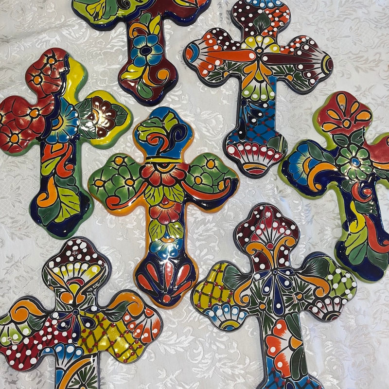 Talavera Cross Wall Hanging - Etsy