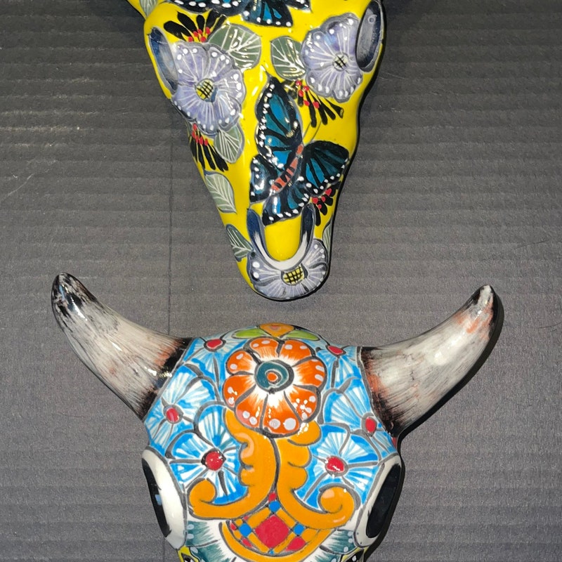 Ceramic Sugar Skull - Etsy