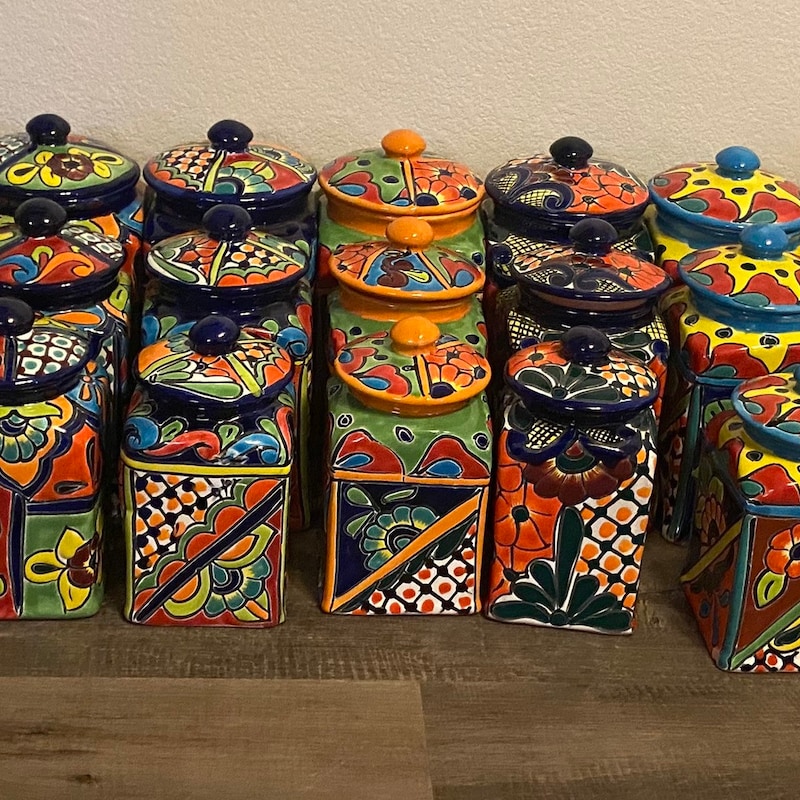 Canister Set Mexican - Etsy