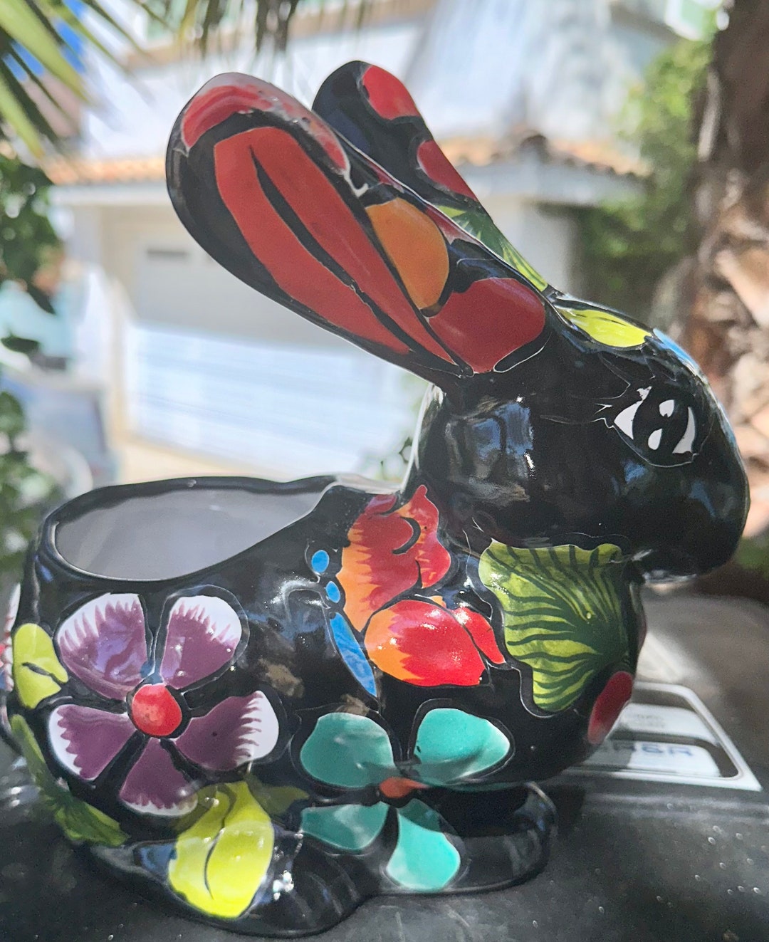 Talavera Jack Rabbits Planters Ceramic Beautiful Cute Planters - Etsy