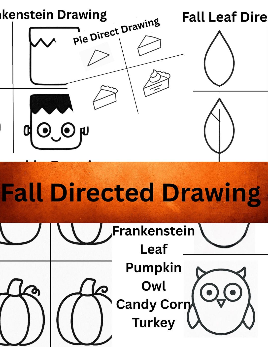 Fall Directed Drawing - Etsy
