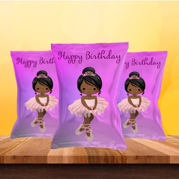 Ballerina Chip Bags - Etsy