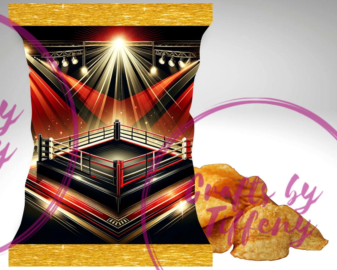 Boxing Ring Chip Bag - Etsy