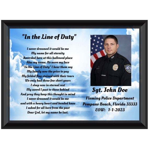 Fallen Police Officer Poem