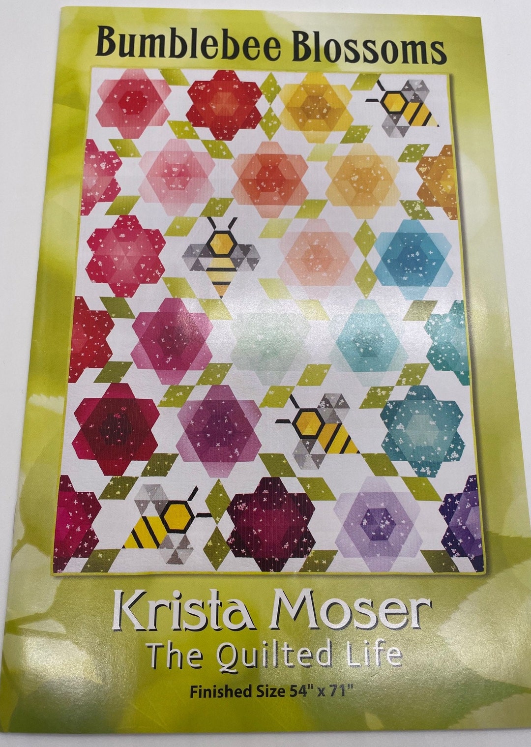 Bumblebee Blossoms Quilt Pattern by Krista Moser - Etsy