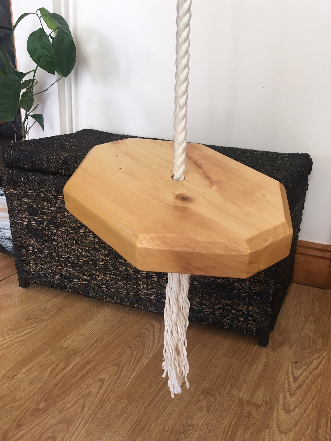 Indoor Swing for Kids, Monkey Swing, Handmade Rope Swing, Playroom ...