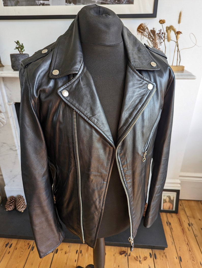 Schott Perfecto, Leather, Biker Jacket, Womens M/mens S chest 36 - Etsy