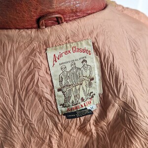 Vintage 80's/90's Avirex Aero Club Tan Leather Jacket (M) - Etsy