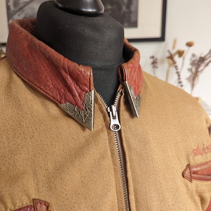 Vintage 80's/90's Avirex Aero Club Tan Leather Jacket (M) - Etsy