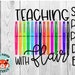Teaching With Flair Teacher and Back to School Digital | Etsy