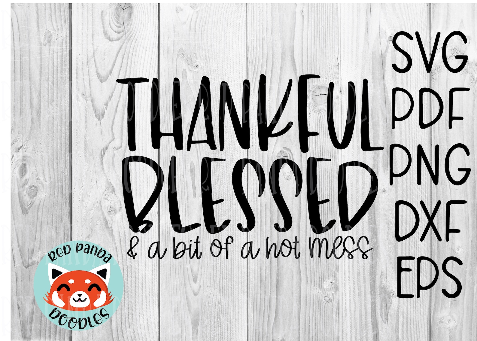 Thankful Blessed and a Bit of a Hot Mess Fall Faith Quote SVG - Etsy